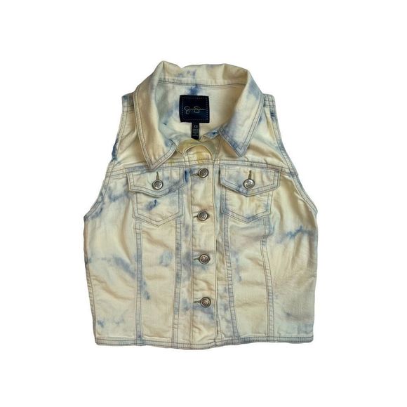 Jessica Simpson | Jackets & Coats | Jessicasimpson Cropped Tiedie Denim ...